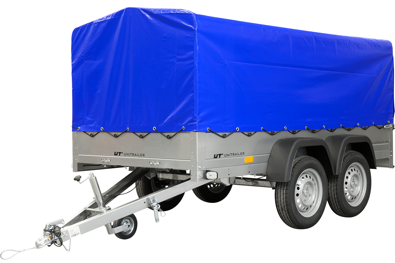 Twee-assige aanhanger 264x125 UNITRAILER GARDEN 264/2 KIPP met H-800 ...