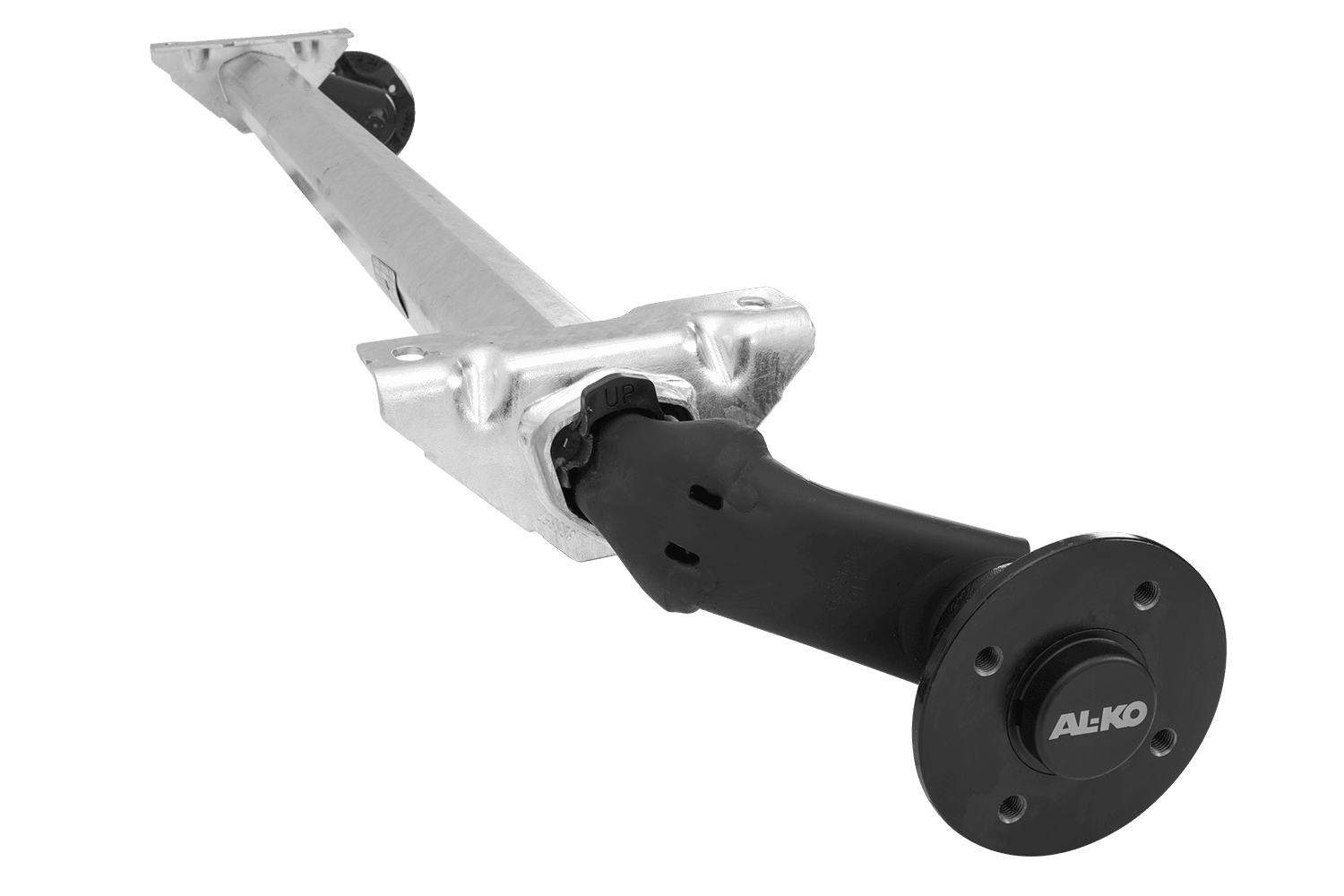 Essieu non freiné AL-KO OPTIMA pour remorque 750kg 1130mm 1540mm 4x100 ...