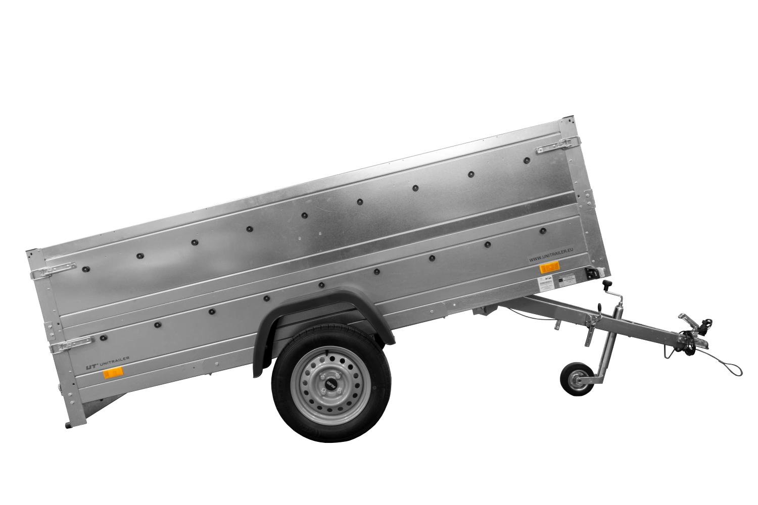 Remorque à un essieu sur ressorts 264x125 UNITRAILER GARDEN 264/R KIPP ...