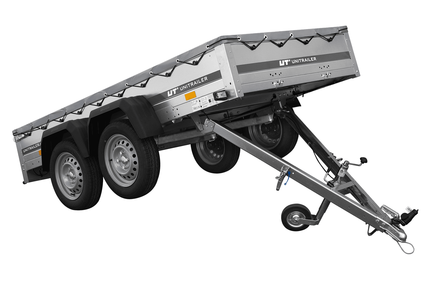 Twee-assige aanhanger 264x125 UNITRAILER GARDEN 264/2 KIPP met H-0 ...
