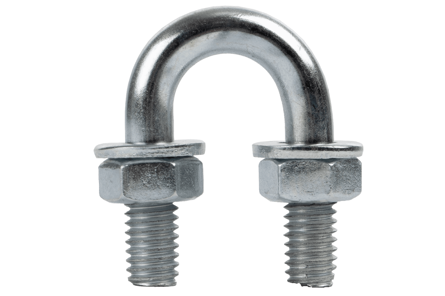 Gegalvaniseerde klem type B met moeren en ringen M6 x 11 (1/8 ...