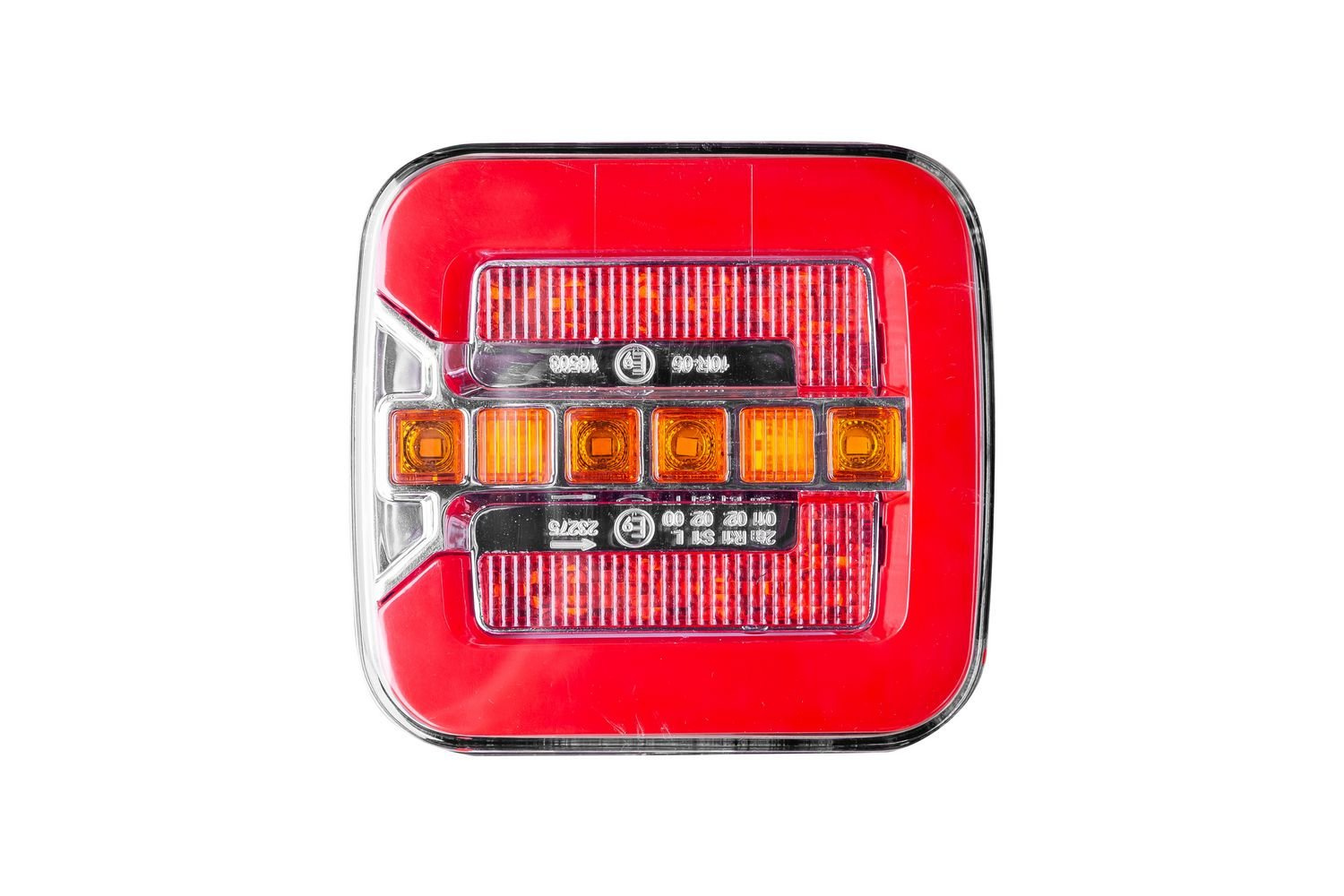 Feu arrière carré LED 12-24 V avec clignotant dynamique