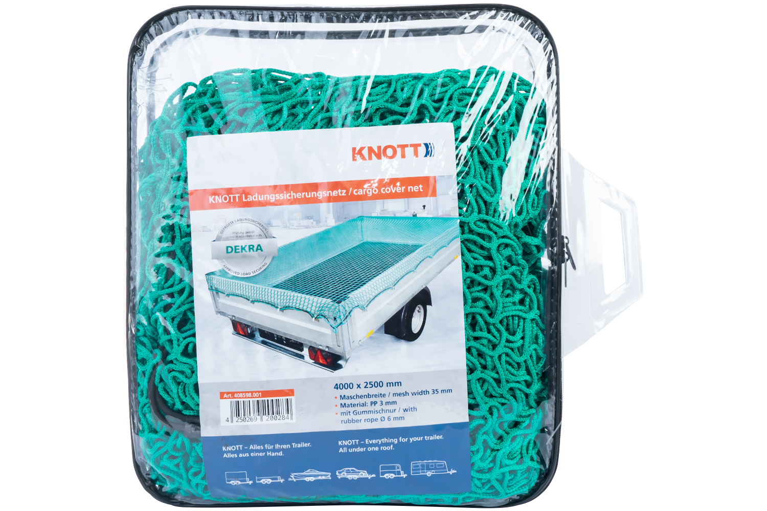 Filet de conteneur Knott 2500 x 4000 remorque